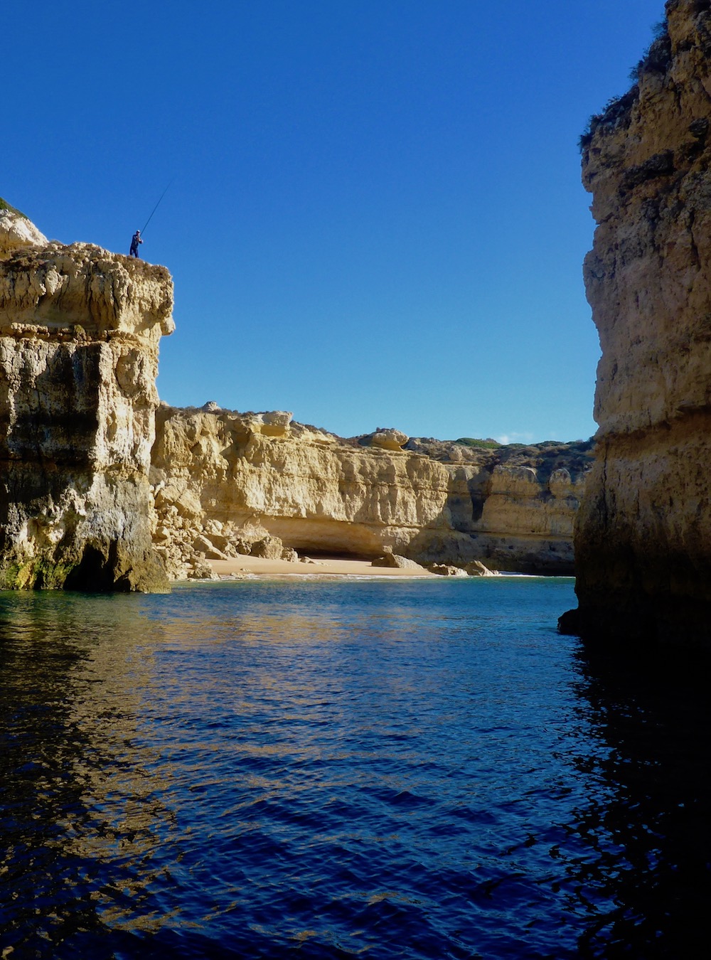 Exploring the caves of the Algarve Cliffs – Travels of John and Flo